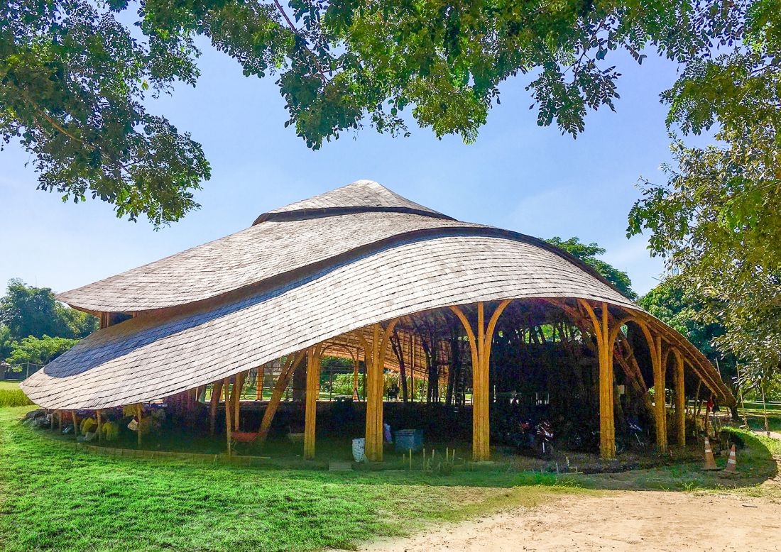 Bamboo Sports Hall with Zero Carbon Footprint | GAB Report